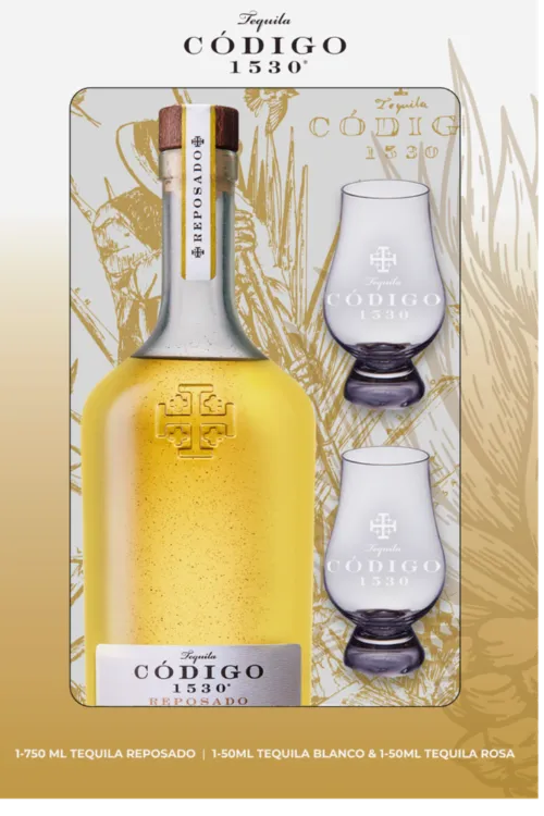 CODIGO 1530 REPOSADO WITH 2 TASTING GLASSES | Tequila